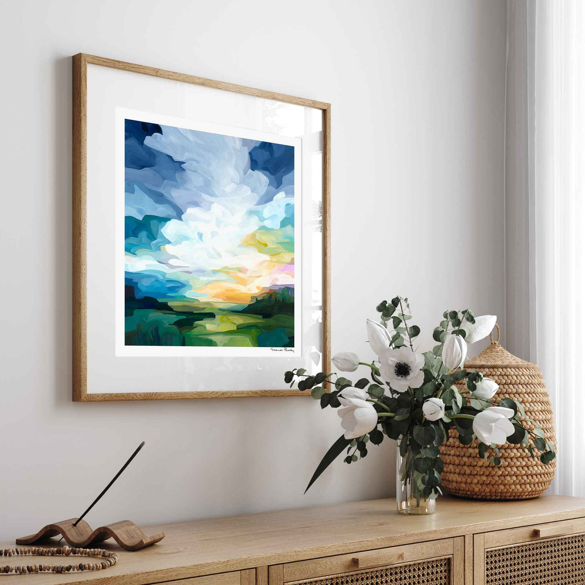 Summer painting wall art print | Susannah Bleasby