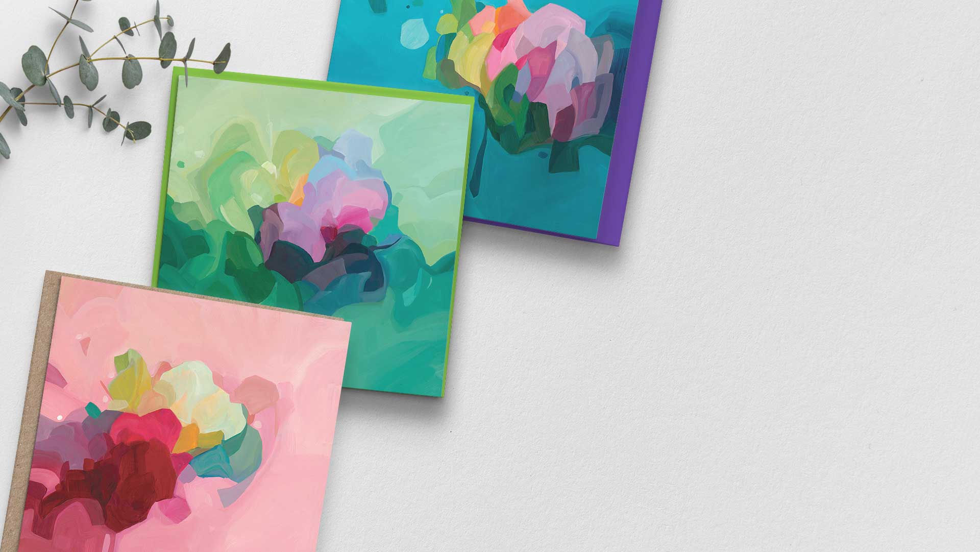 Abstract art greeting cards | Susannah Bleasby