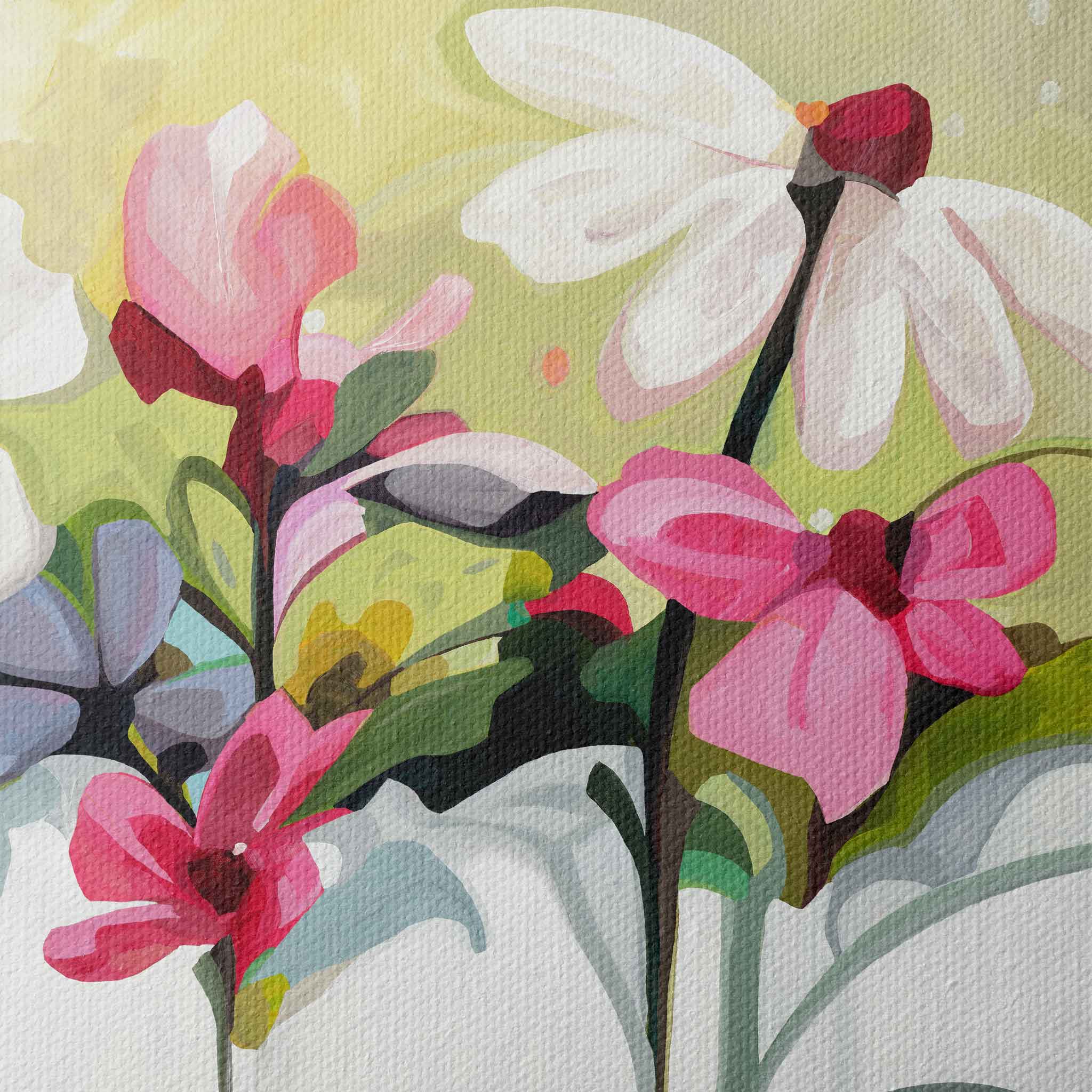 Colourful flower art prints | Susannah Bleasby