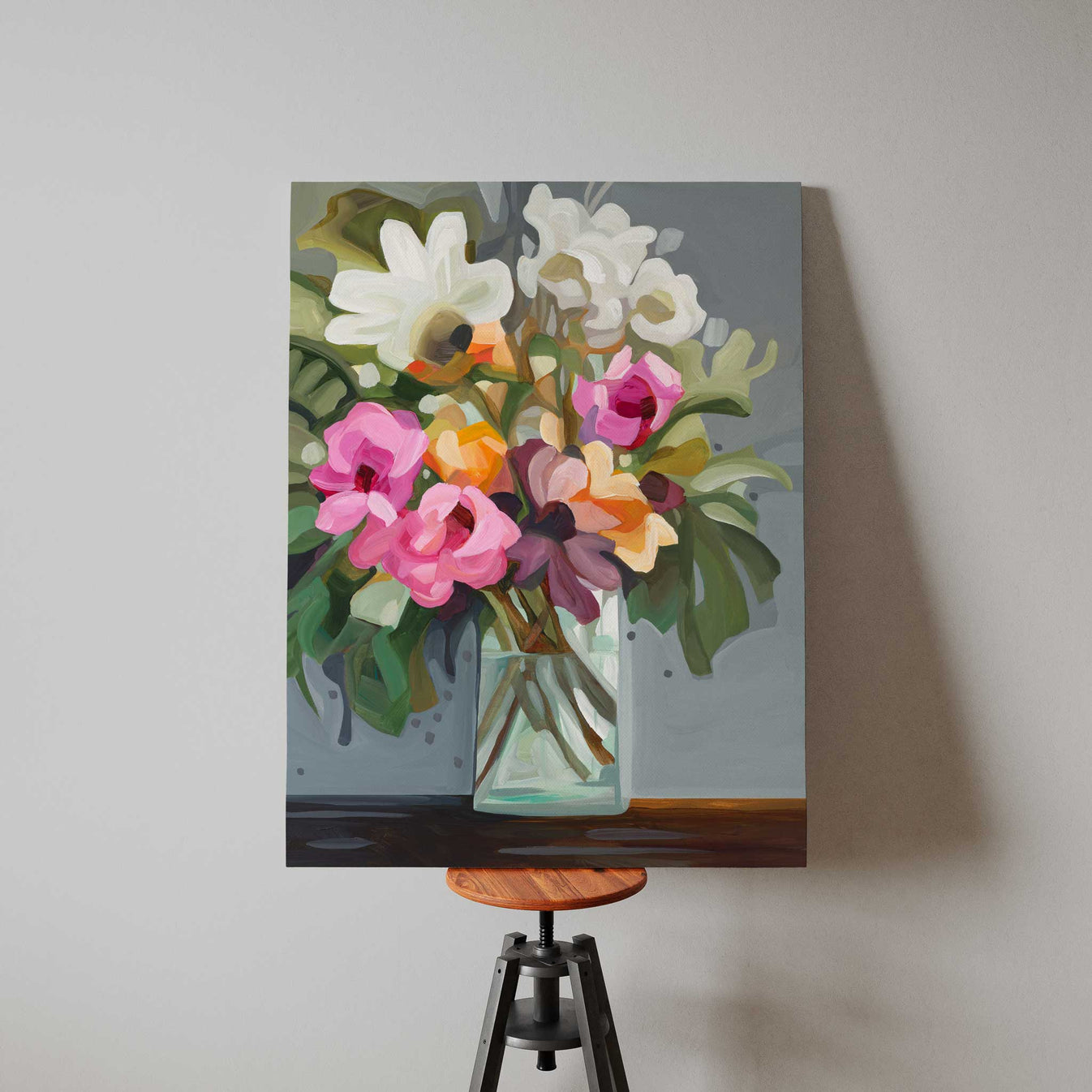 'Felicity' floral wall art print | Susannah Bleasby