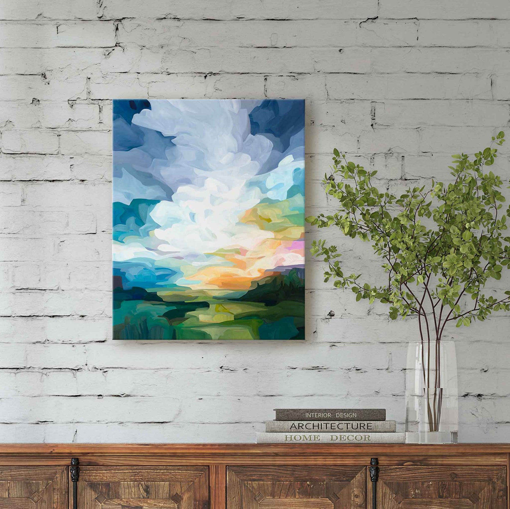 Summer painting wall art print | Susannah Bleasby