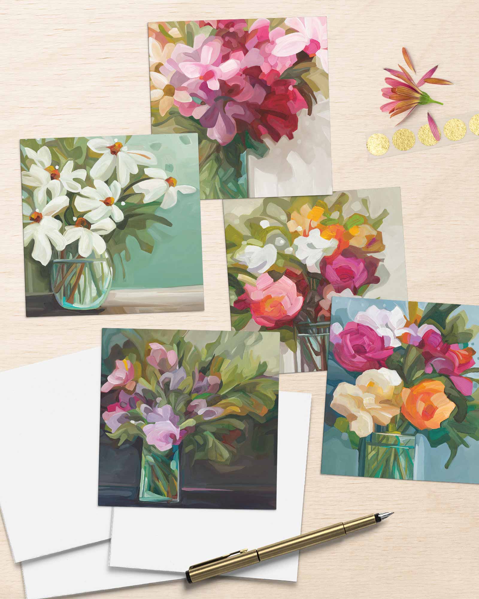 'Tallula' tropical floral wall art | Susannah Bleasby