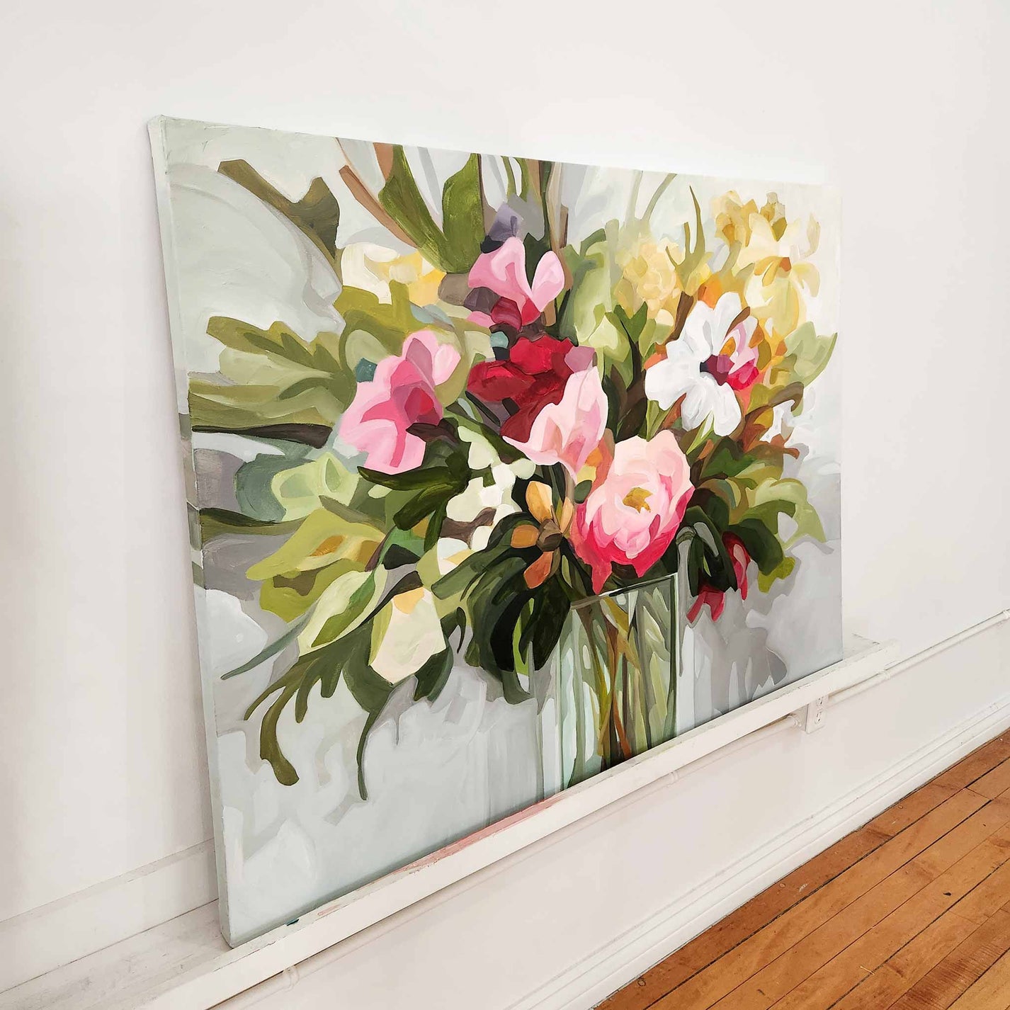 Glorious floral bouquet painting | Susannah Bleasby Art