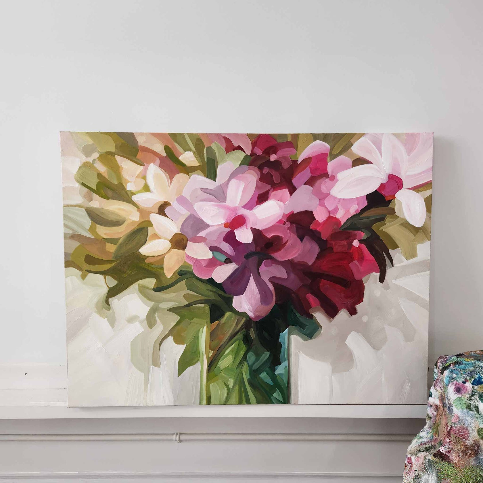 Glorious flower painting | Susannah Bleasby Art